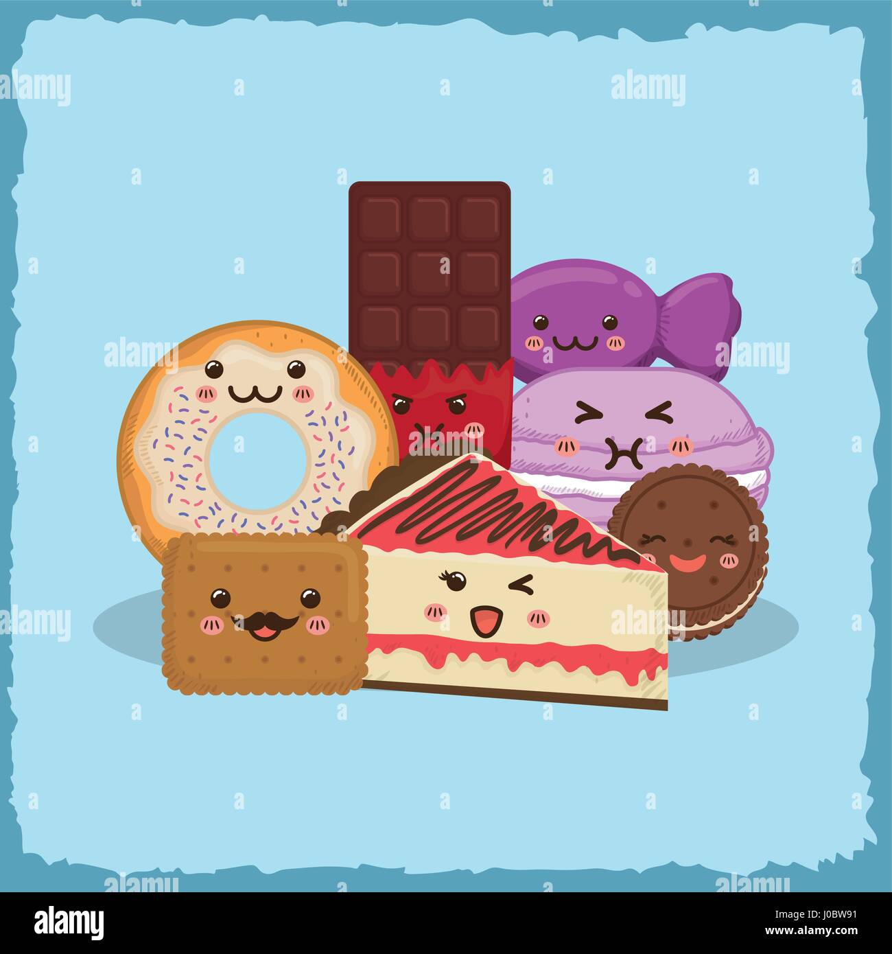 Sweet dessert cartoon Stock Vector Image & Art - Alamy