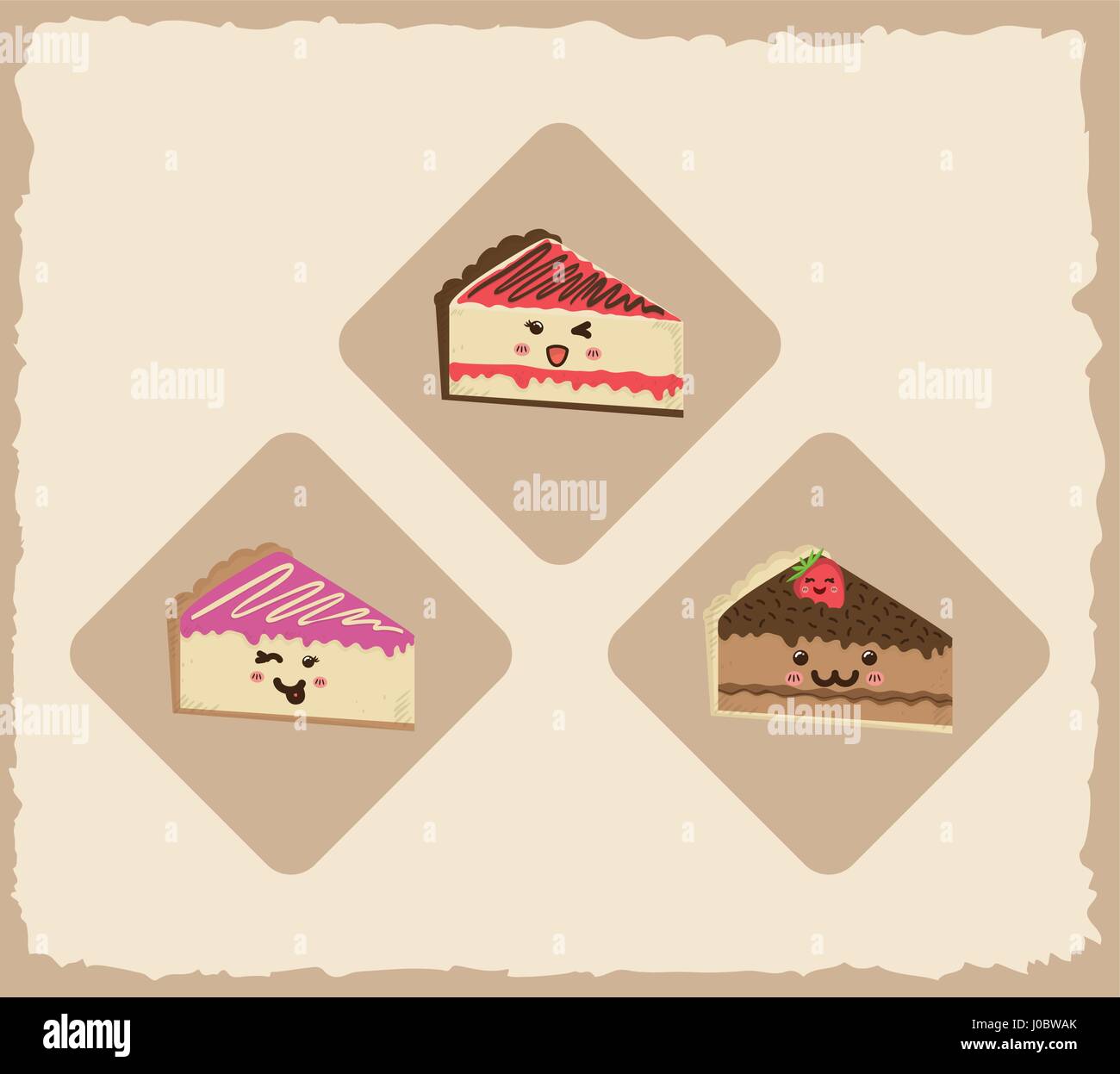 Sweet dessert cartoon Stock Vector Image & Art - Alamy