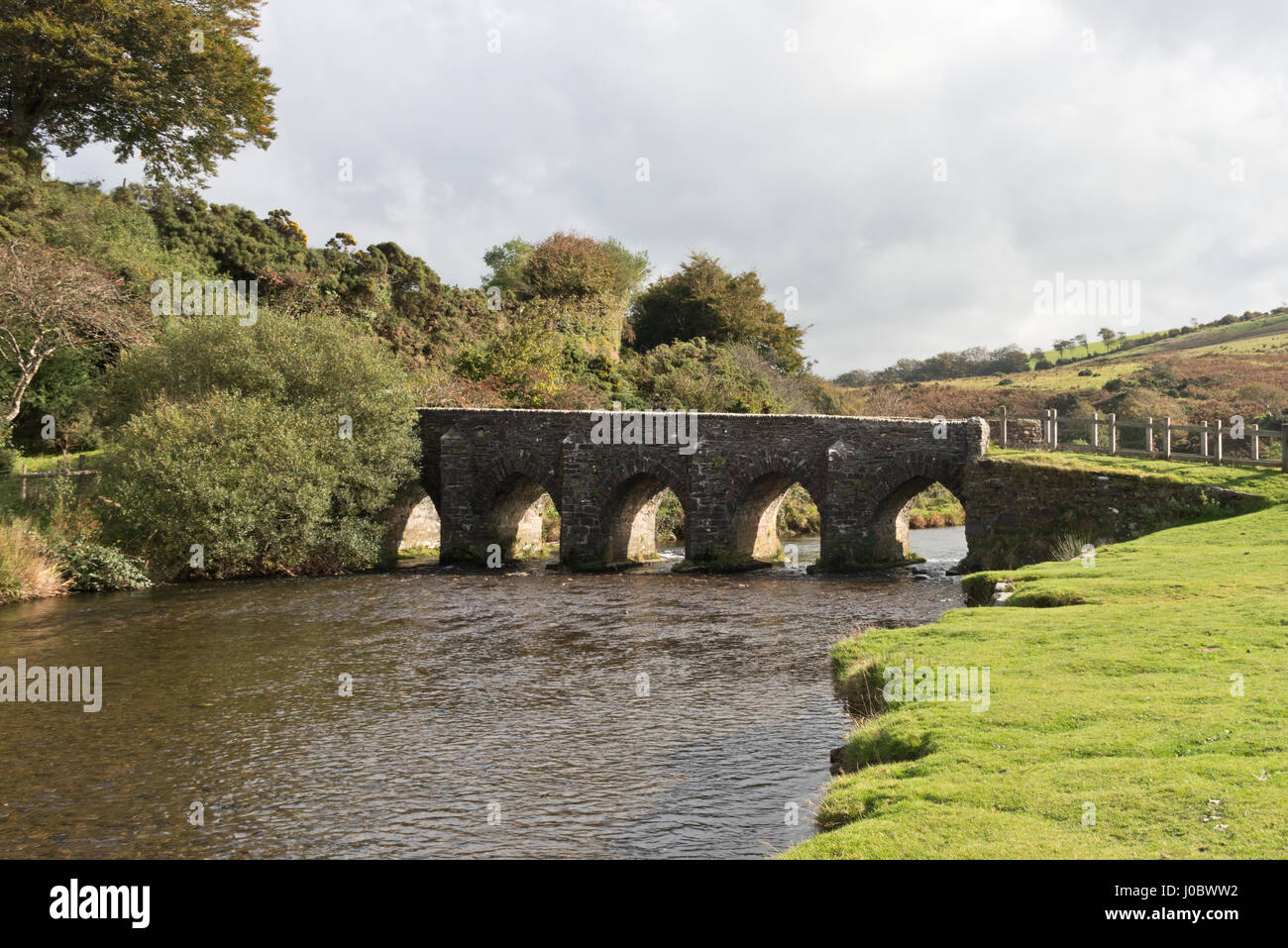 View of the countryside around Withypool Common including Landacre ...