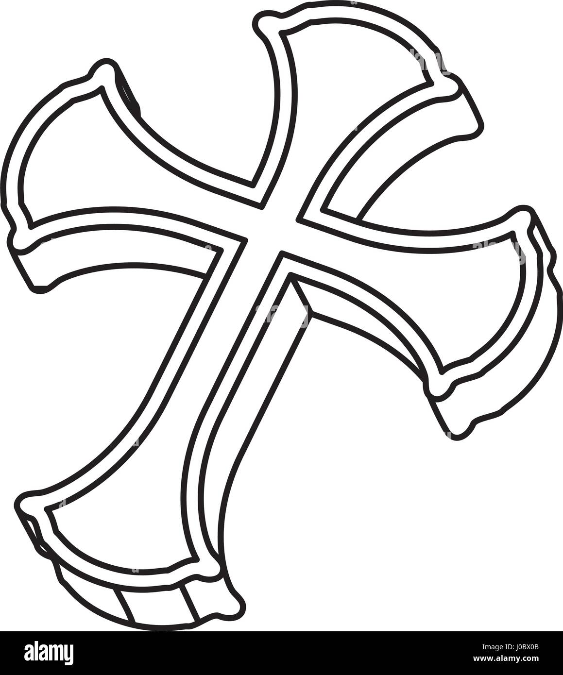 Christianity cross symbol Stock Vector Image & Art - Alamy