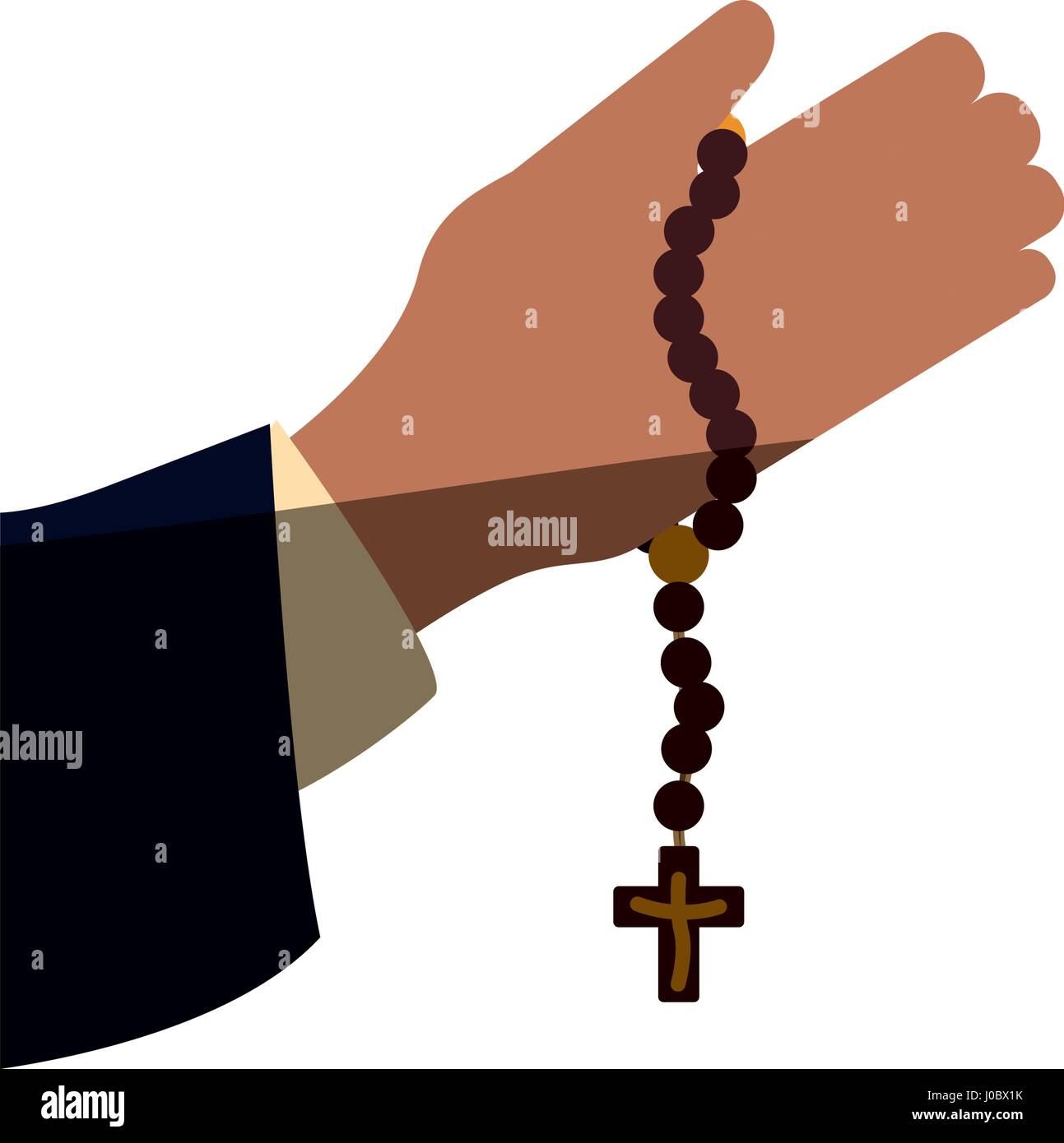 Rosary catholic faith Stock Vector Image & Art - Alamy