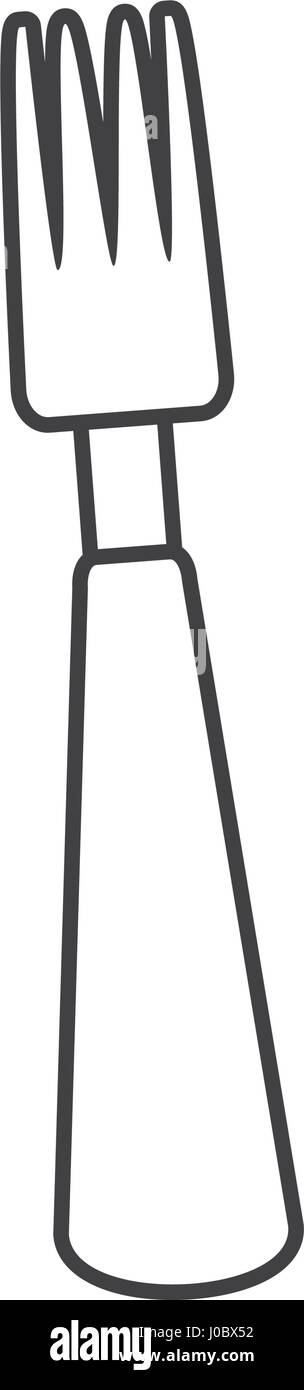 Raw chicken fork Stock Vector Images - Alamy