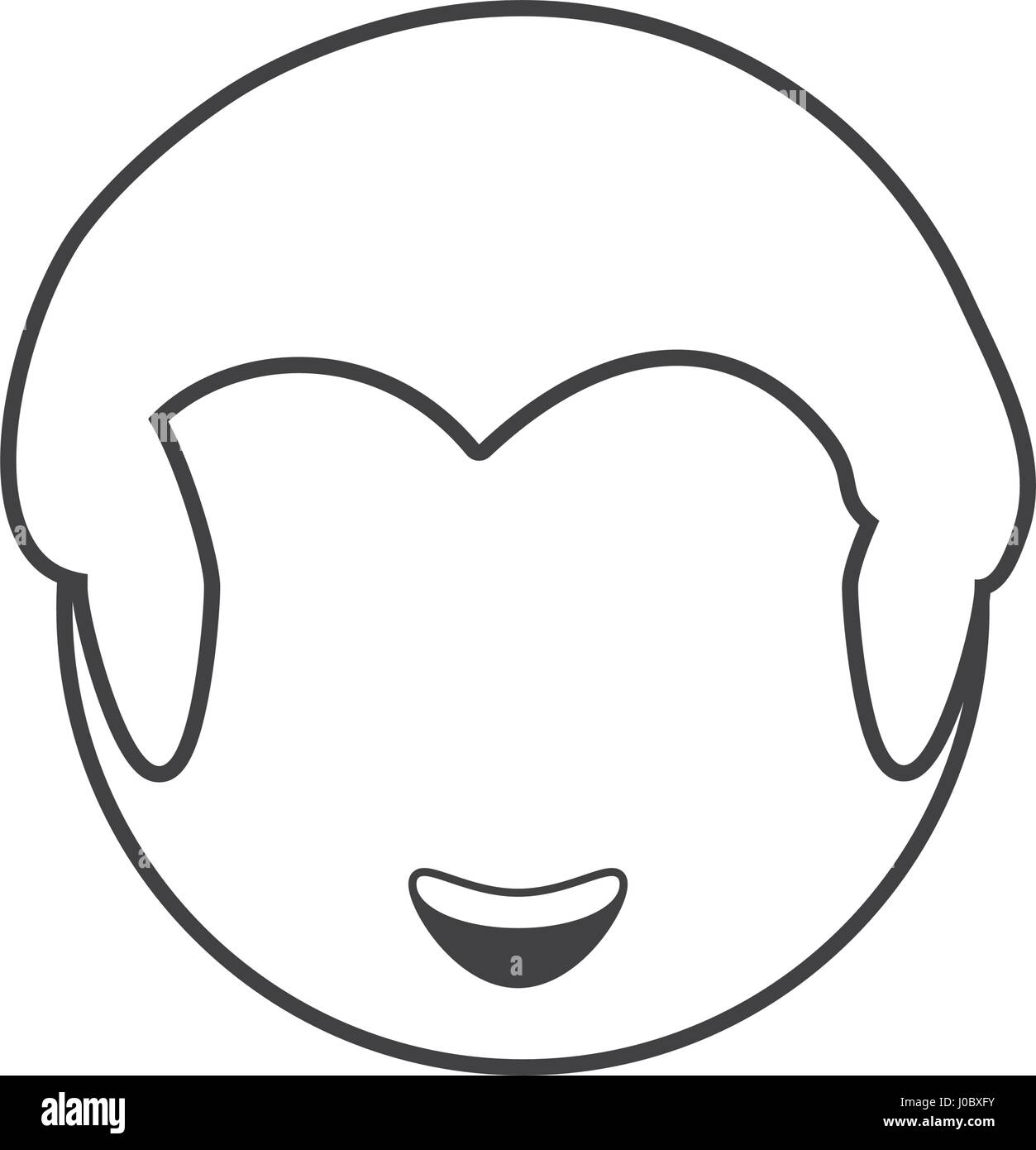 head male avatar outline Stock Vector Image & Art - Alamy