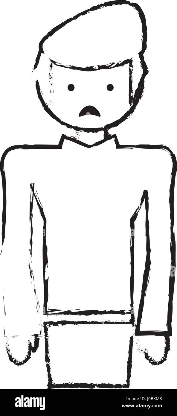 sketch father man sad image Stock Vector Image & Art - Alamy