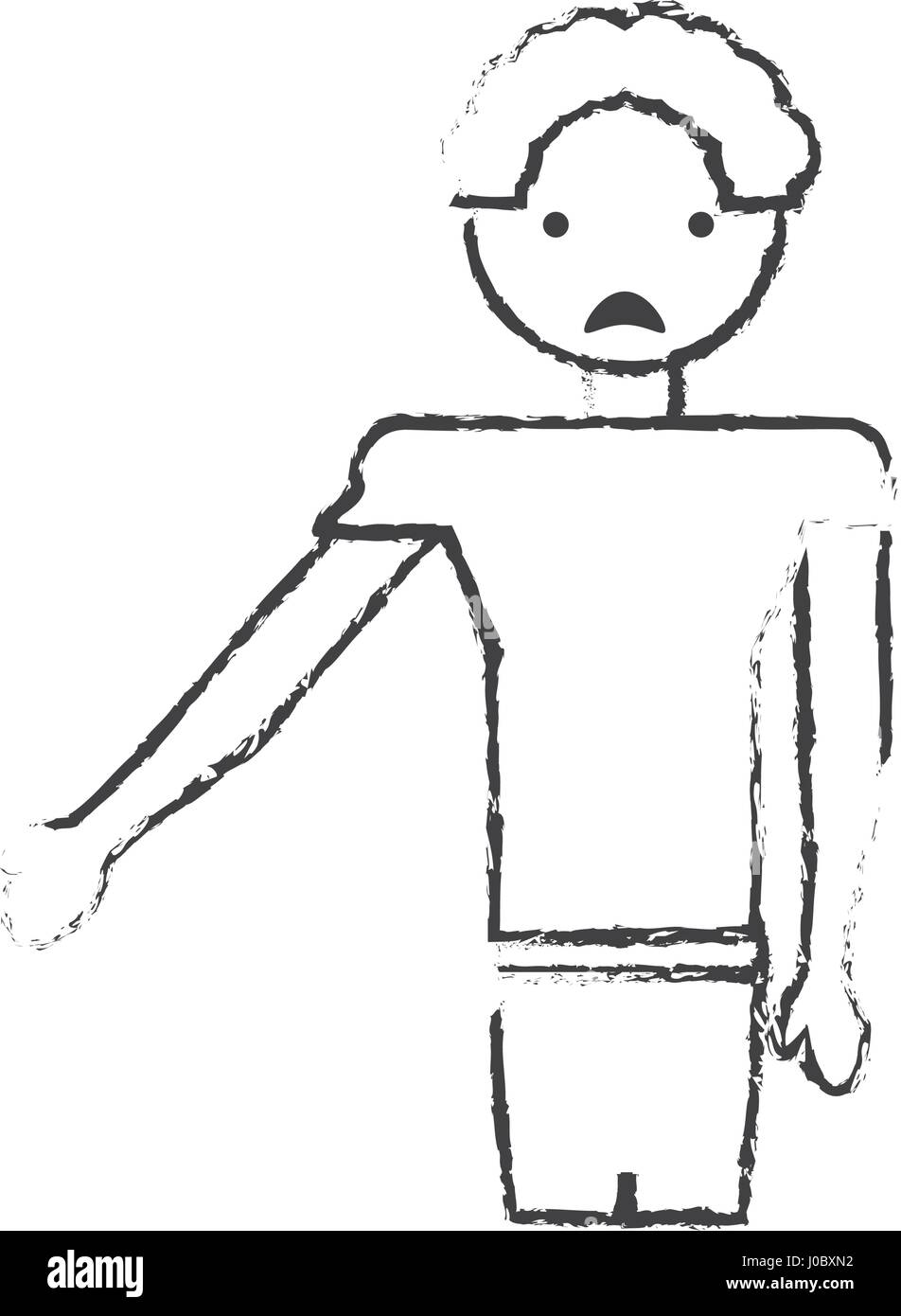 sketch father man sad image Stock Vector Image & Art - Alamy