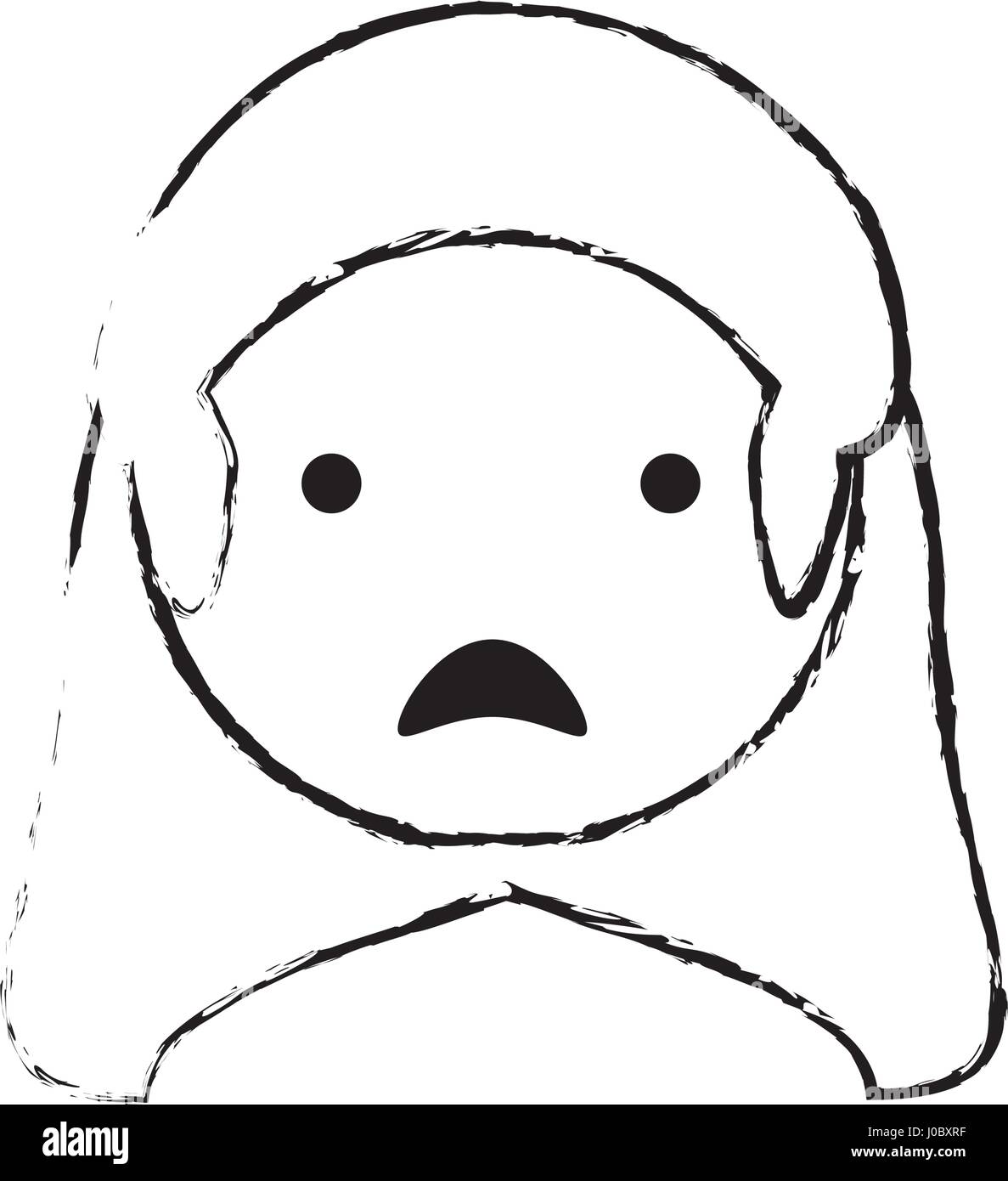 skecth mother sad face Stock Vector Image & Art - Alamy