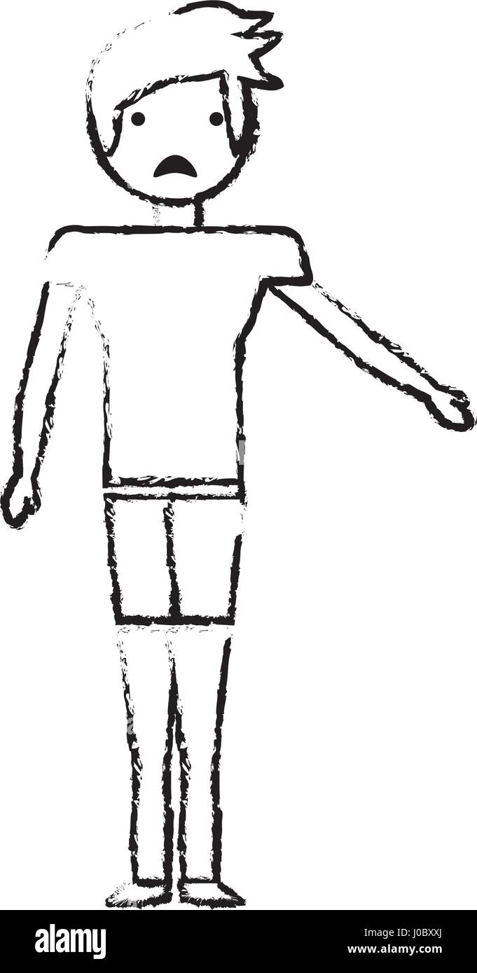 skecth boy son sad face Stock Vector Image & Art - Alamy