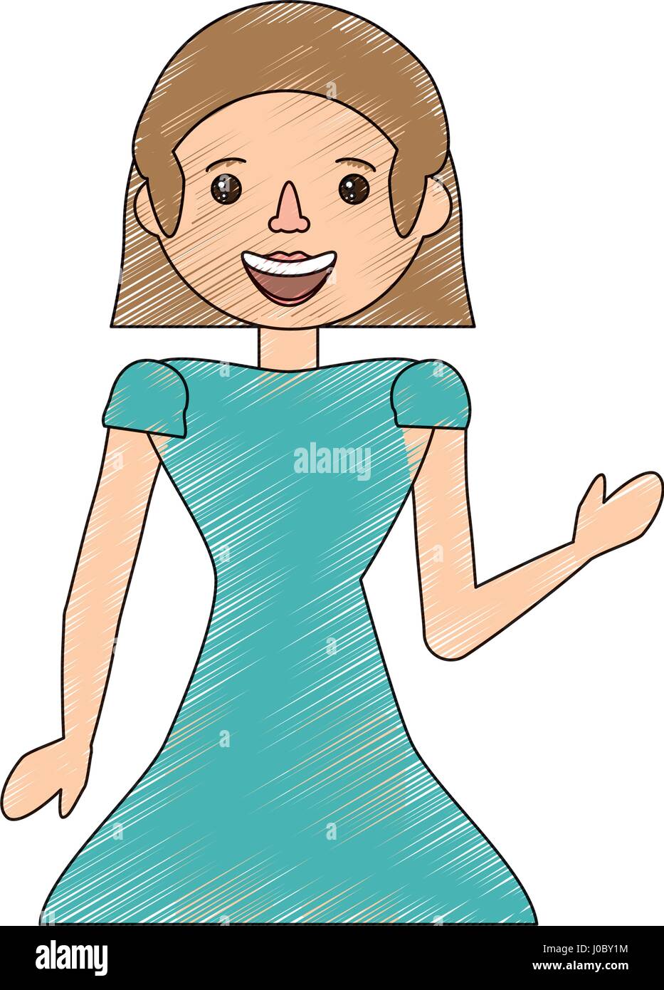 drawing woman mother image Stock Vector Image & Art - Alamy