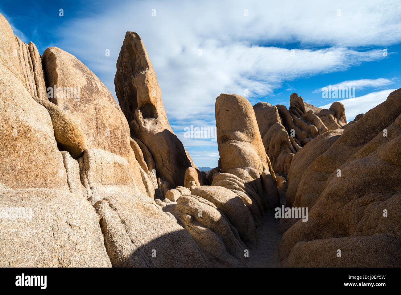 Rock formations at the White Tank Campground. Joshua Tree National Park ...