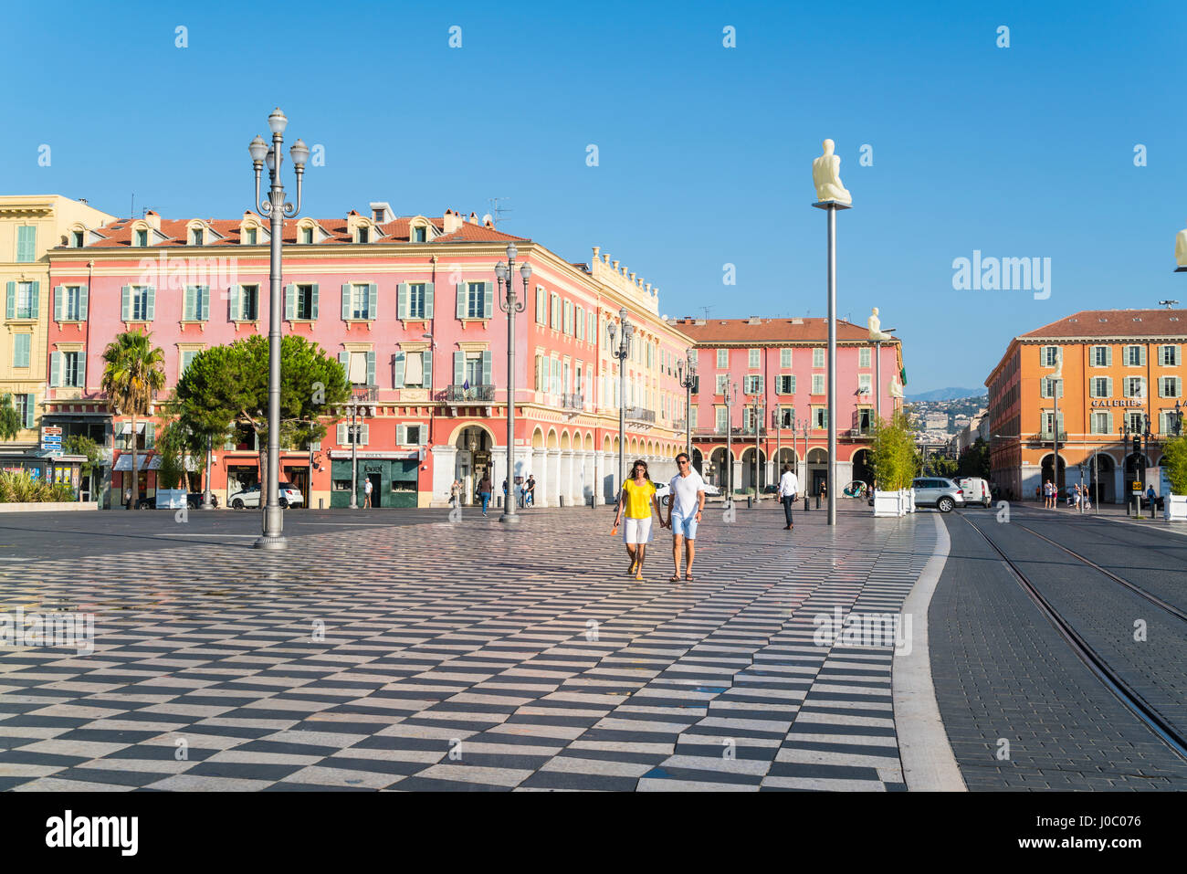 Place Messina, Nice, Alpes Maritimes, Cote d'Azur, Provence, France ...