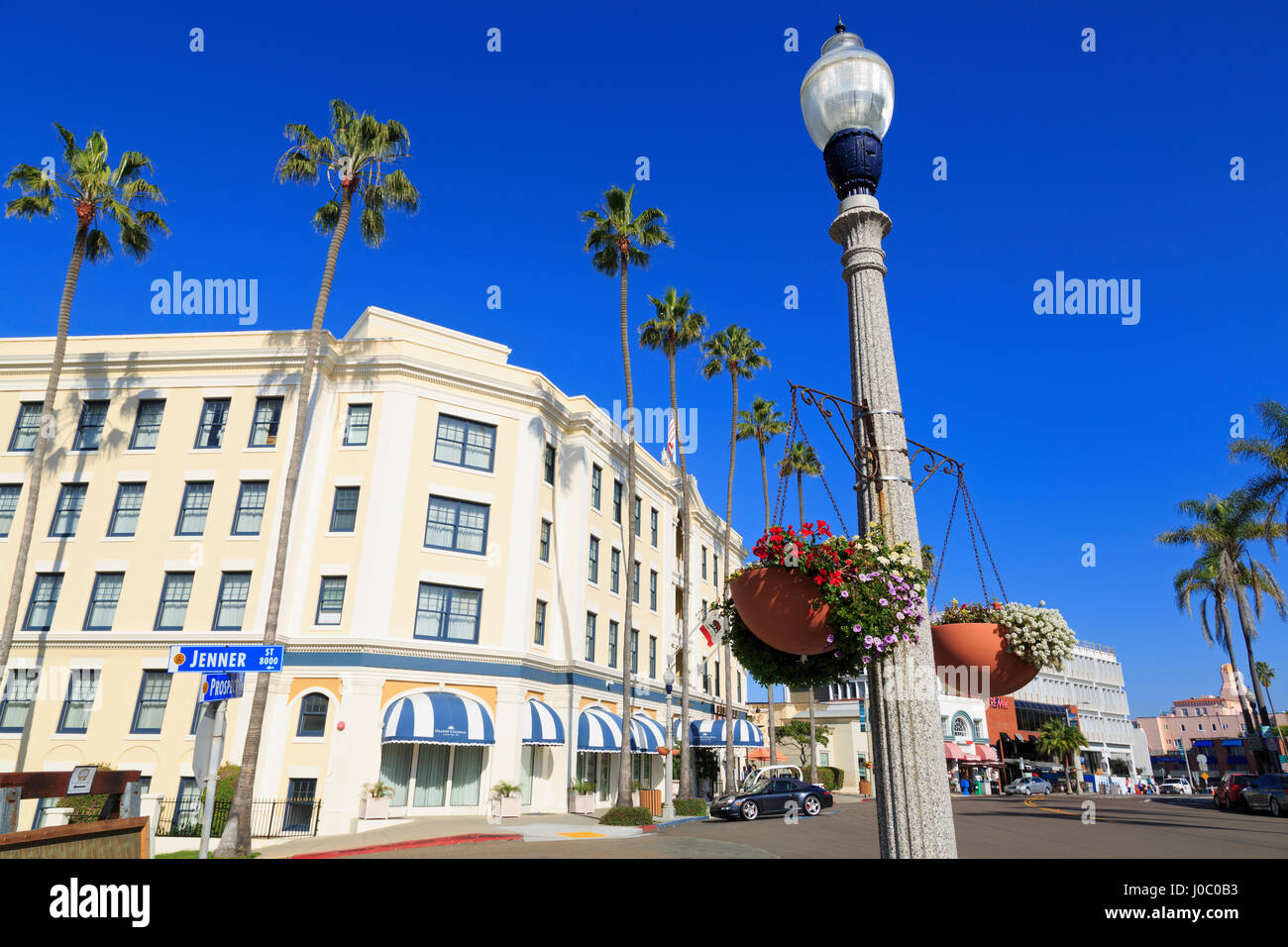 Grande Colonial Hotel, La Jolla, San Diego, California, USA Stock Photo ...