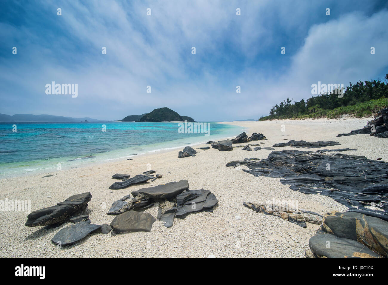 Furuzamami Beach, Zamami Island, Kerama Islands, Okinawa, Japan, Asia ...
