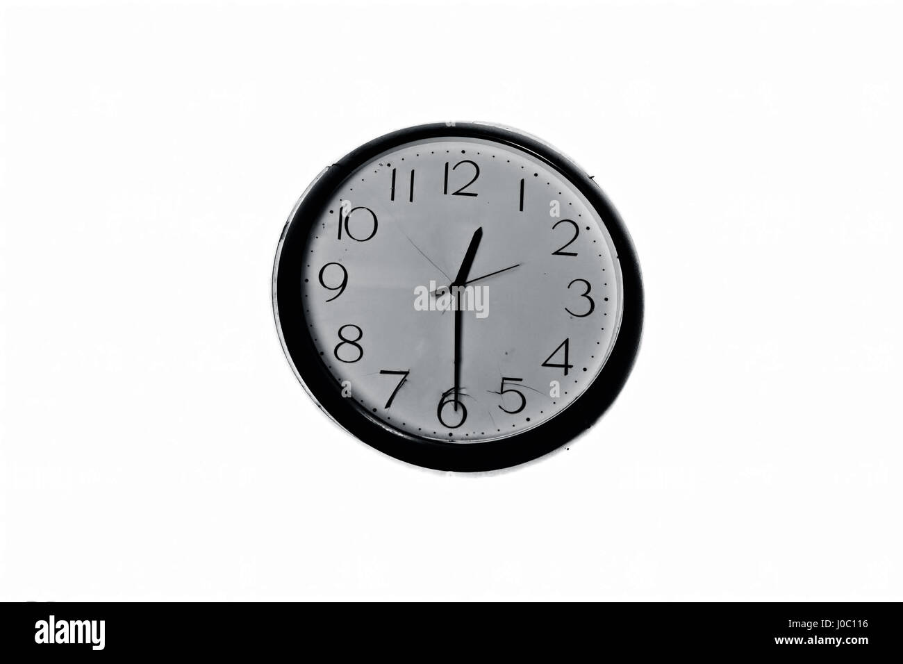 The office clock Stock Photo - Alamy