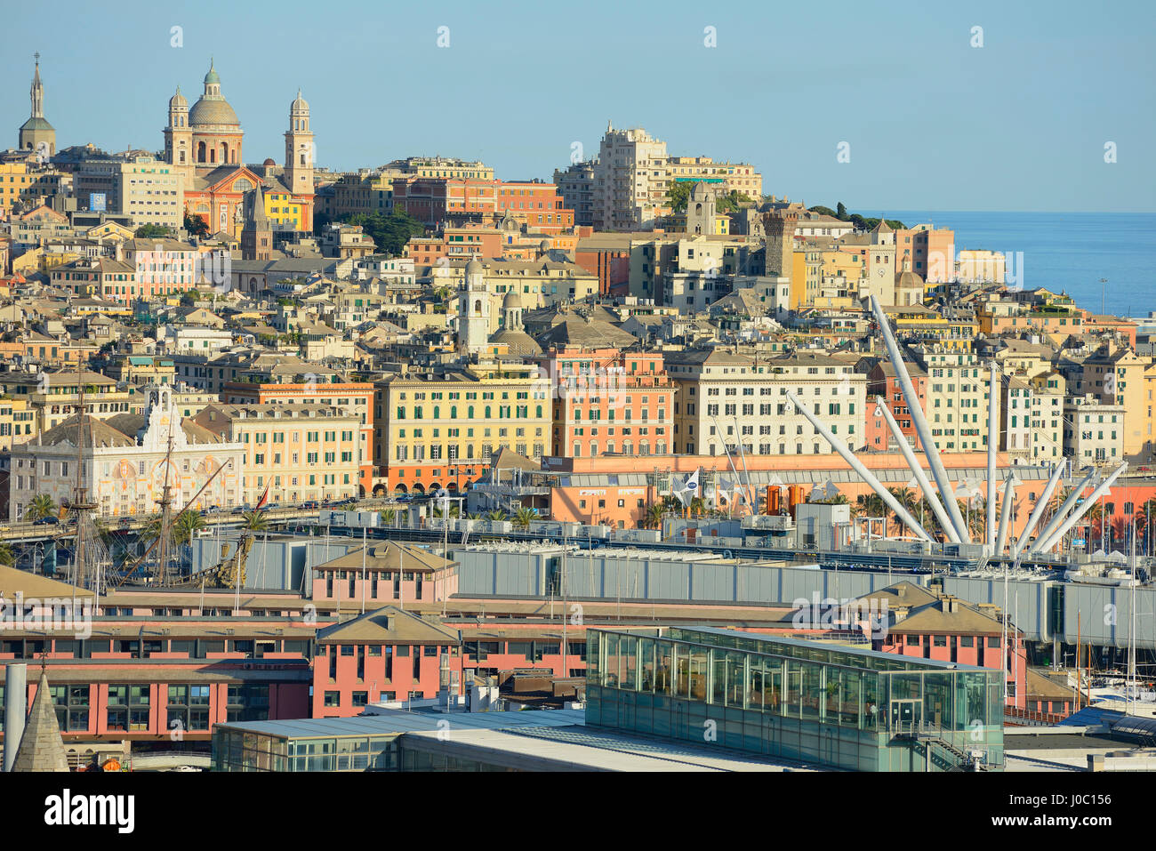 Cityscape, Genoa, Liguria, Italy Stock Photo - Alamy