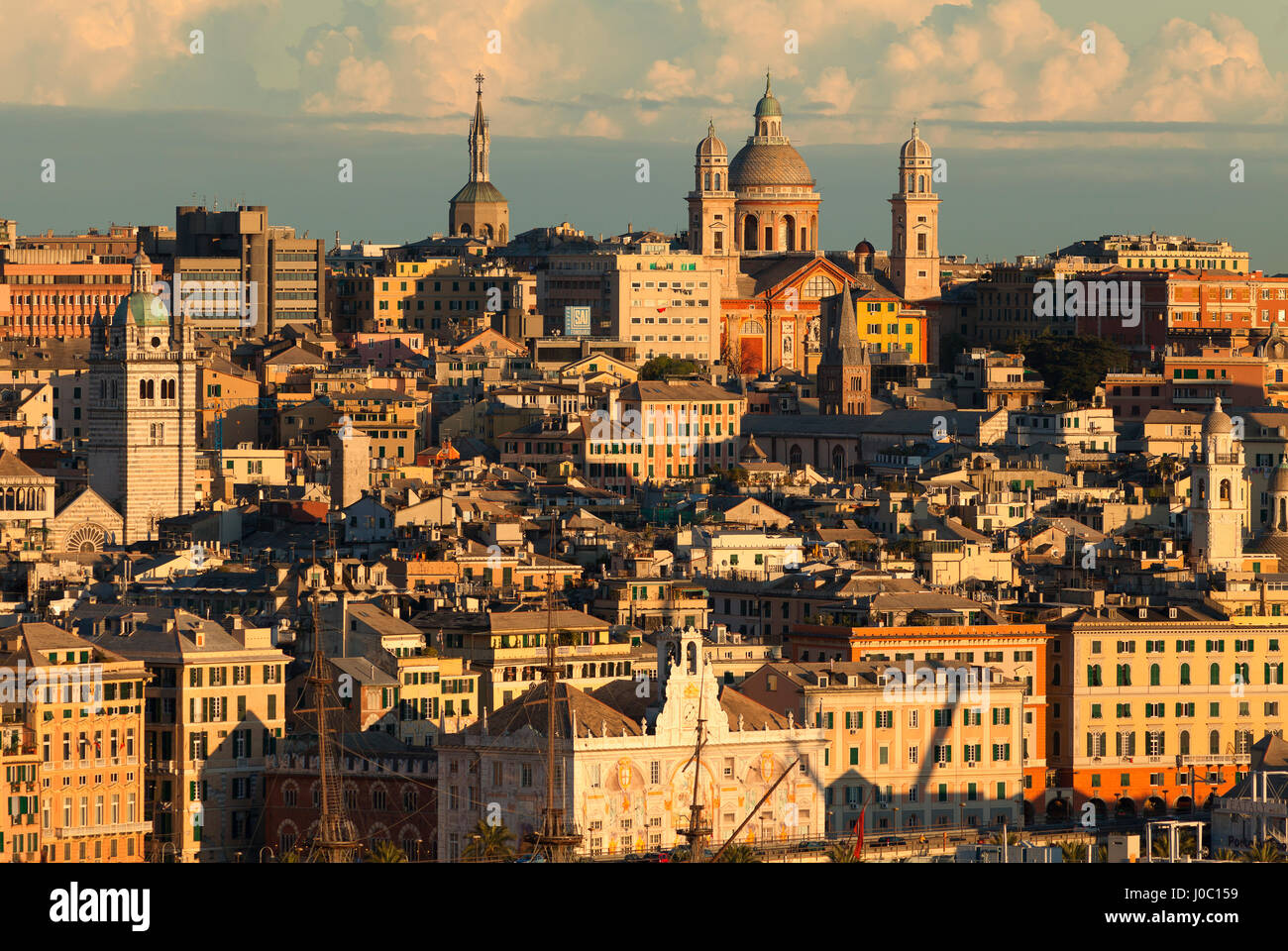 Cityscape, Genoa, Liguria, Italy Stock Photo - Alamy