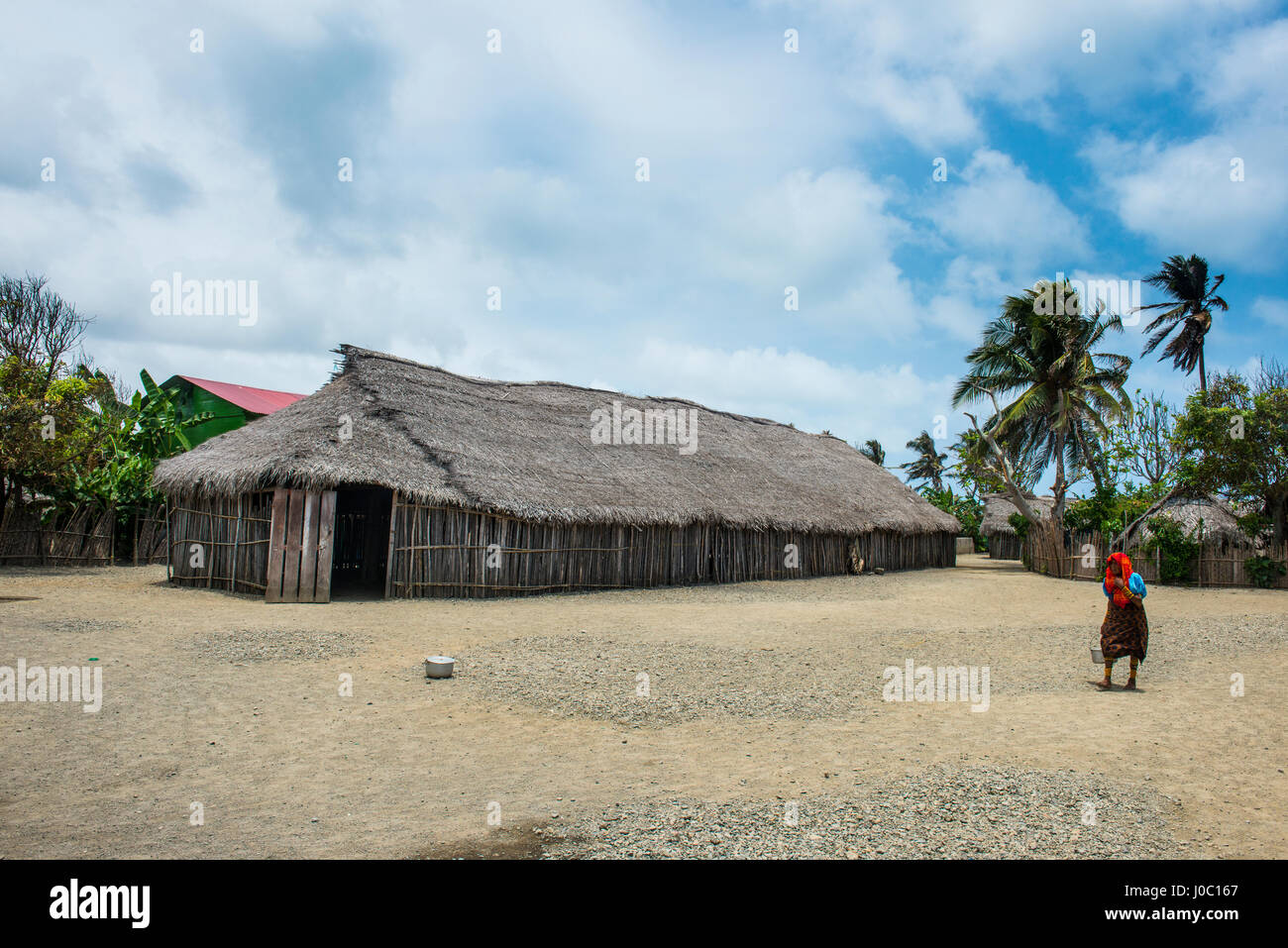 Traditional huts, Achutupu, San Blas Islands, Kuna Yala, Panama ...