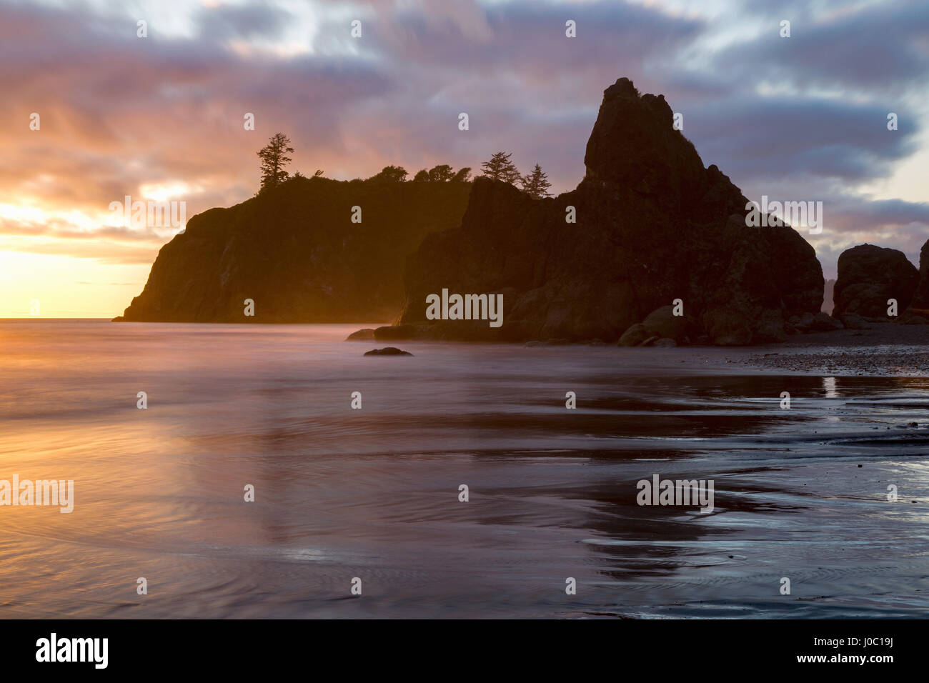 Sunset ruby beach on hi-res stock photography and images - Alamy