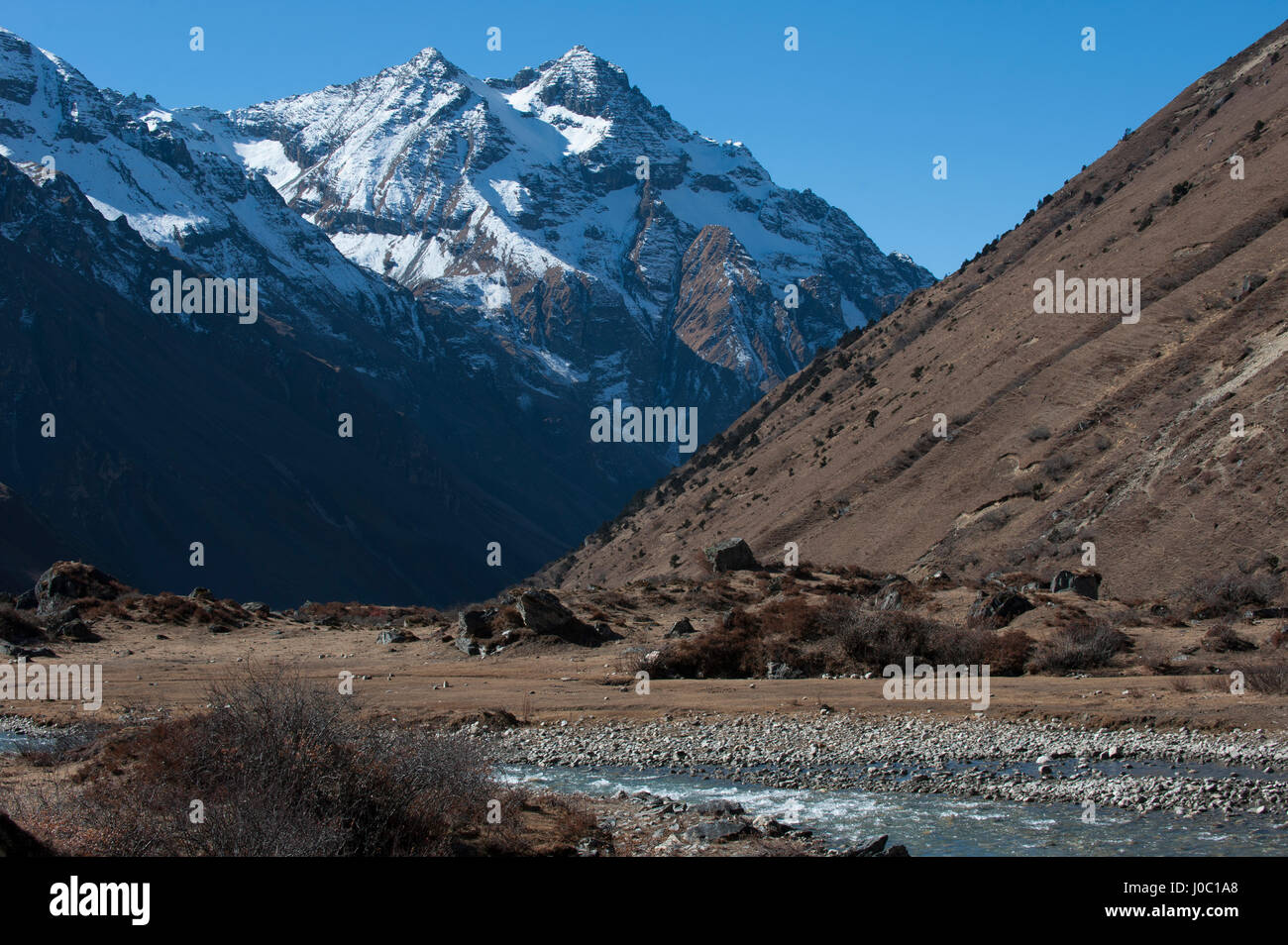 Jangothang valley hi-res stock photography and images - Alamy