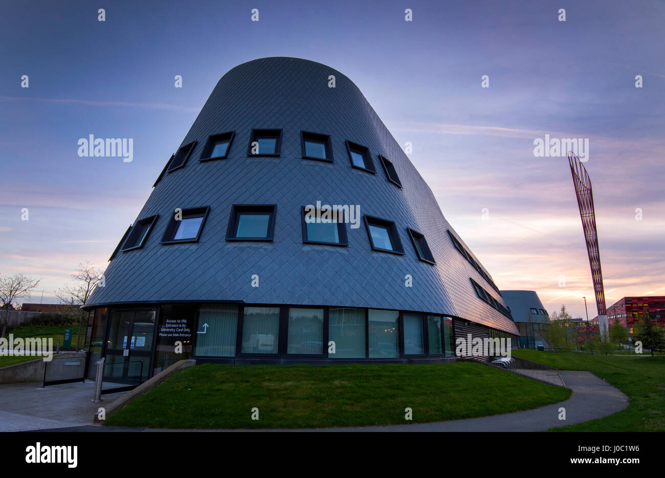 Sunset at the Sir Colin Campbell Building on the Jubilee Campus of ...