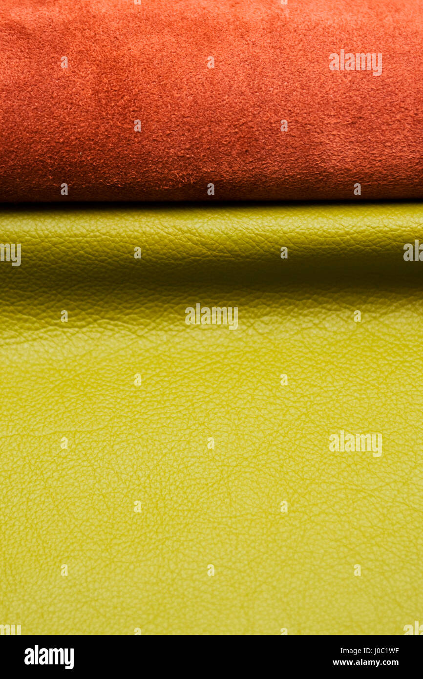 Olive leather texture hi-res stock photography and images - Alamy