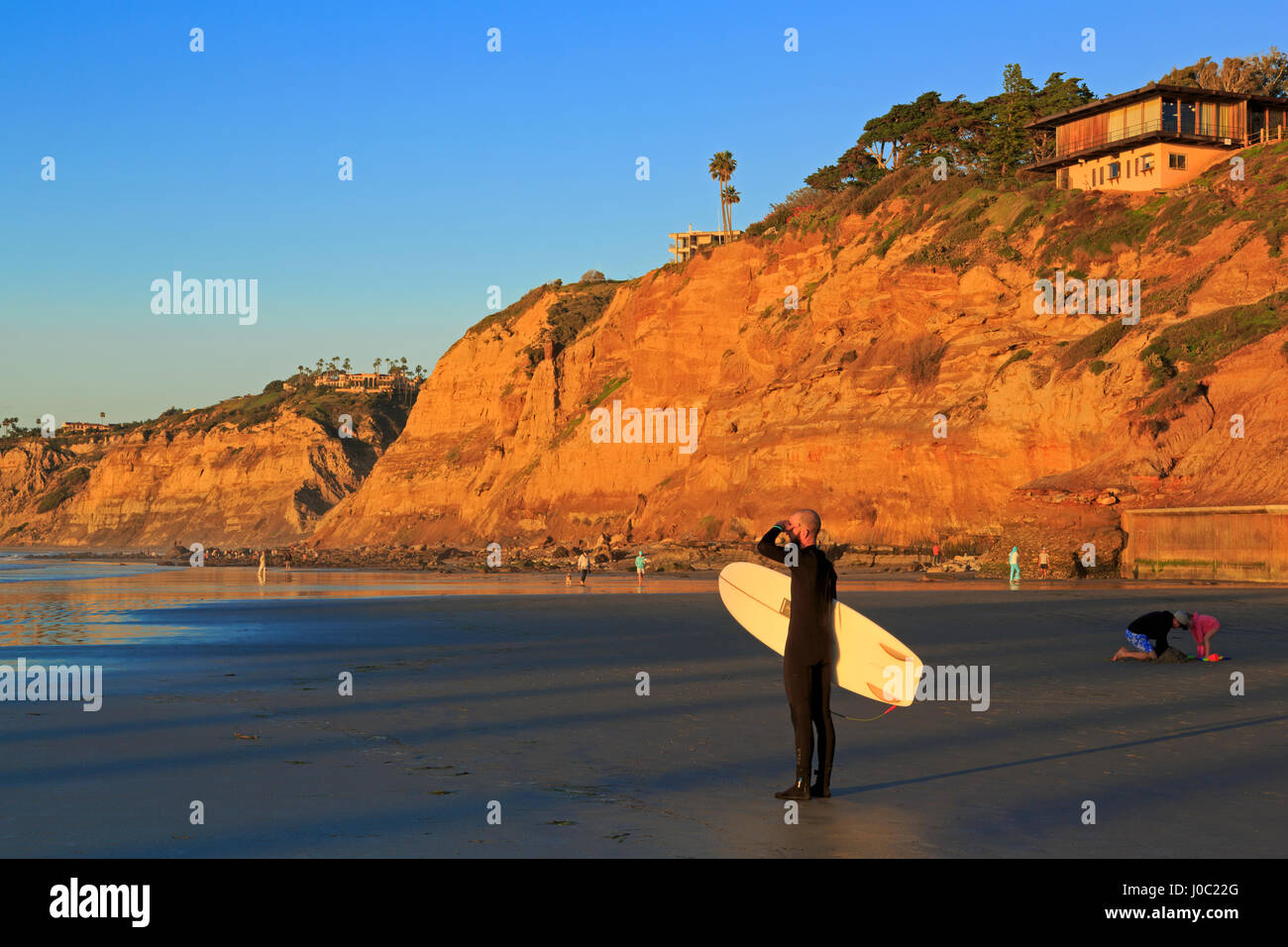 La Jolla Shores Beach, La Jolla, San Diego, California, USA Stock Photo ...