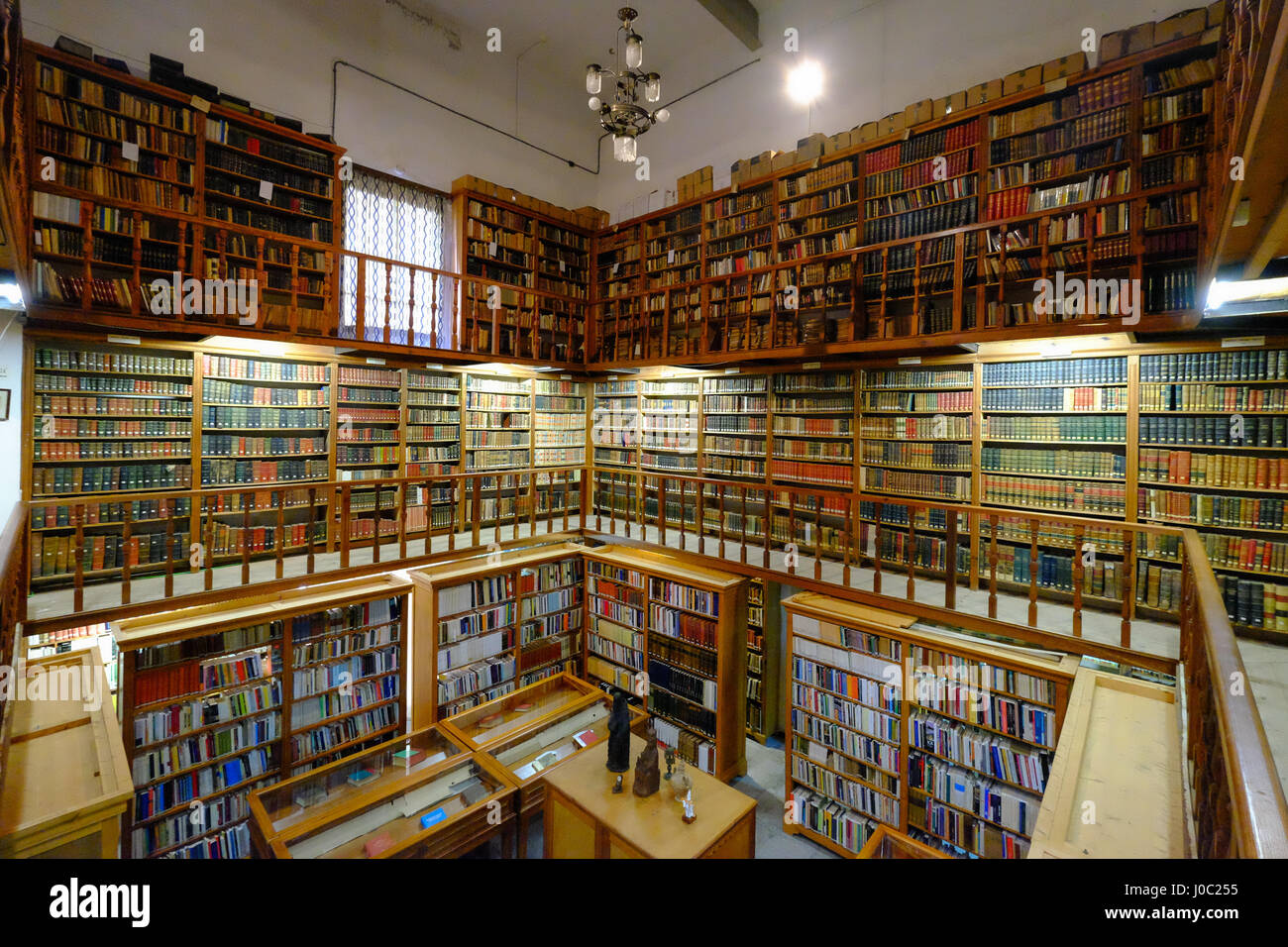 The ancient library Monastery of Santa Maria de la Real, Majorca ...