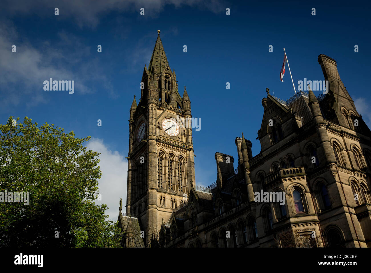 Manchester Town Hall, Greater Manchester, United Kingdom Stock Photo ...