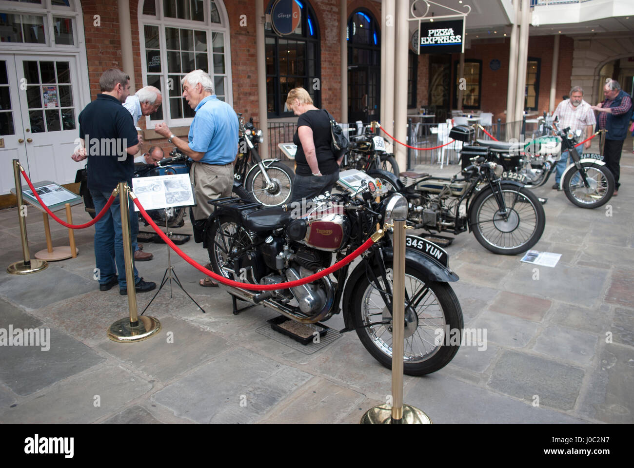 Display of vintage motorcycles hi-res stock photography and images - Alamy