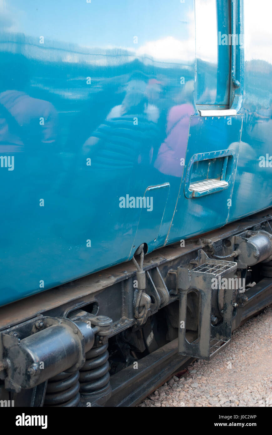 Mallard steam train Stock Photo - Alamy