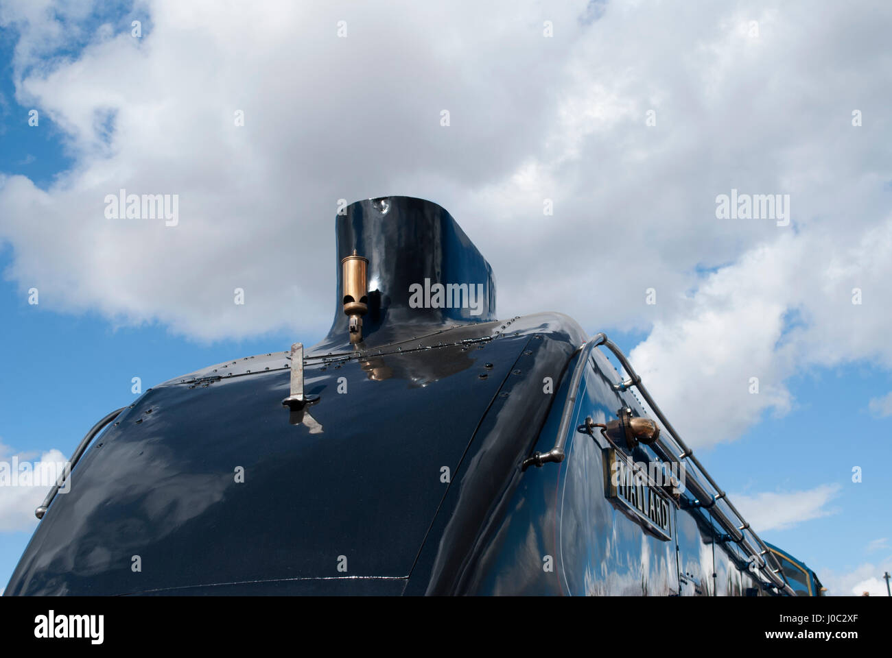 Mallard steam train Stock Photo - Alamy