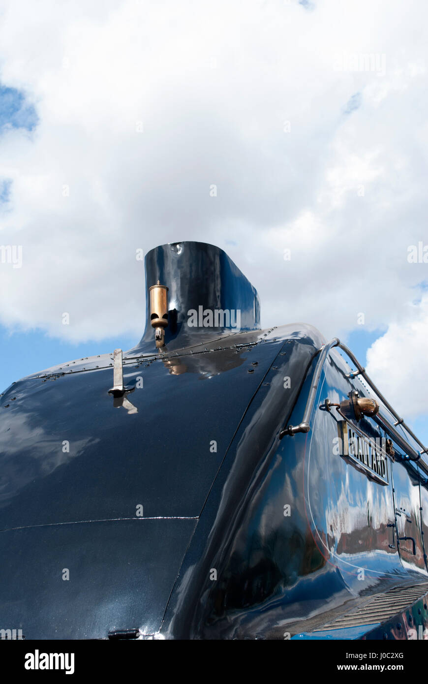 Mallard steam train Stock Photo - Alamy