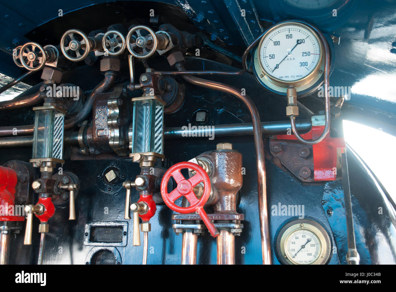 Mallard steam train Stock Photo - Alamy