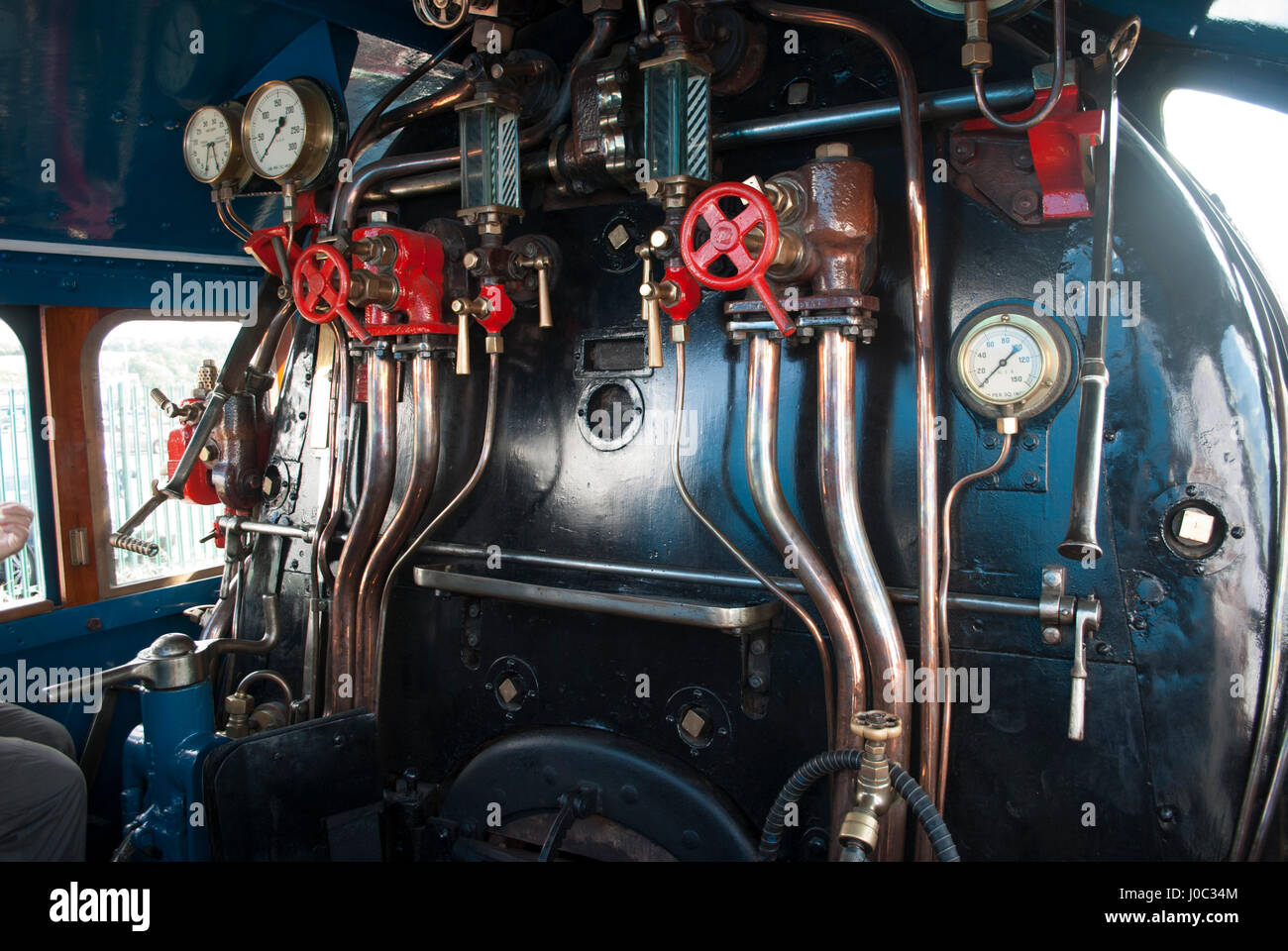 Mallard steam train Stock Photo - Alamy