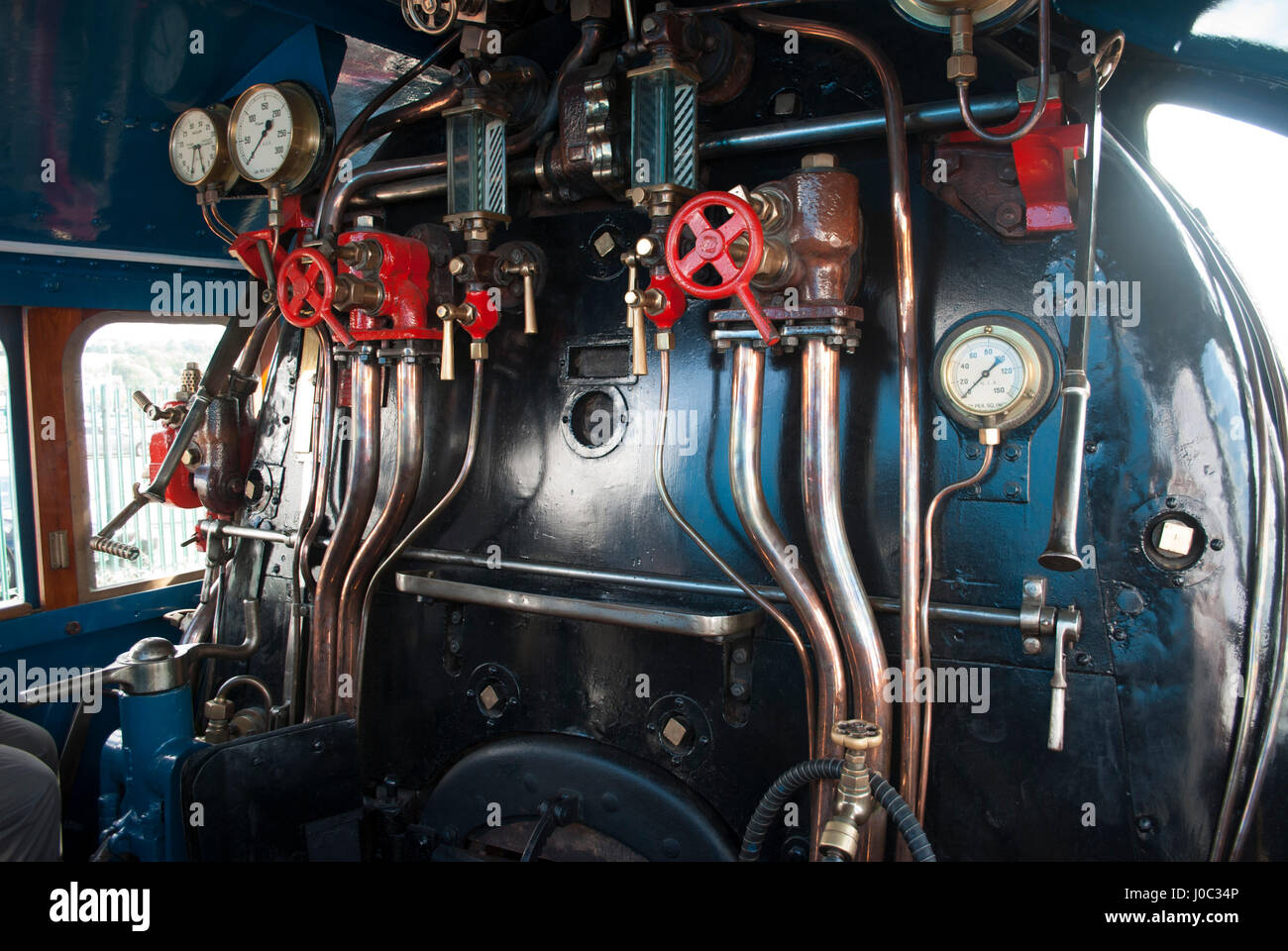 Mallard steam train Stock Photo - Alamy