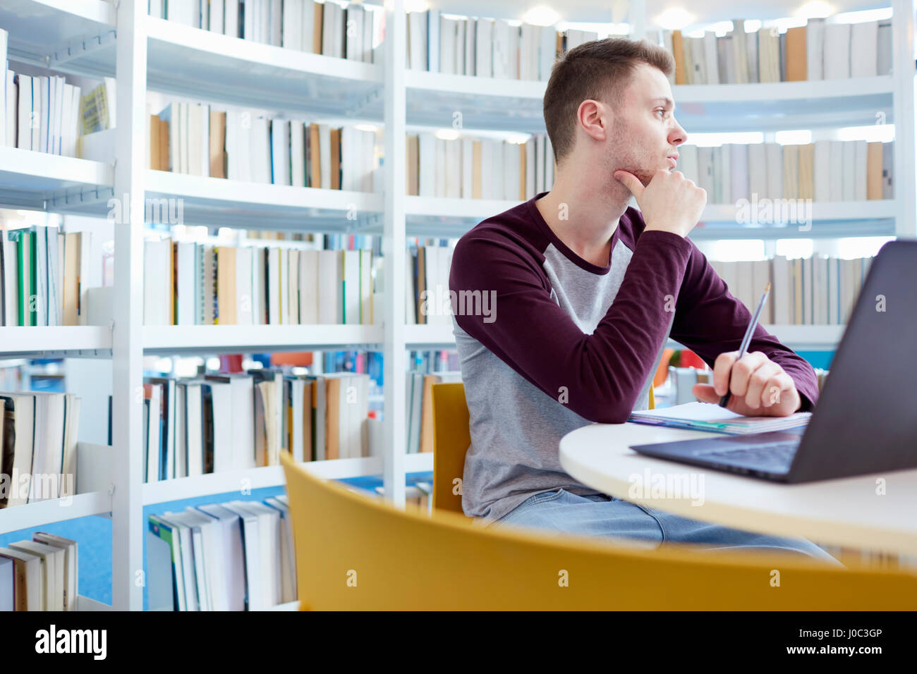 Absent minded student hi-res stock photography and images - Alamy