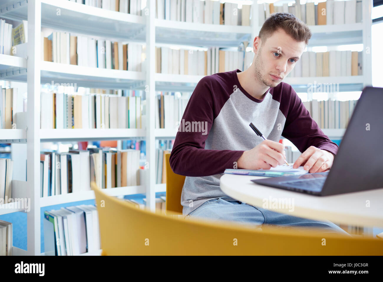 Working library hi-res stock photography and images - Alamy
