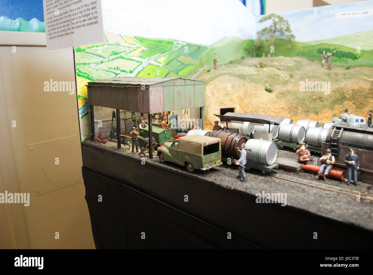 Ditchford Treacle Mining Co model train at Grantham rail show ...