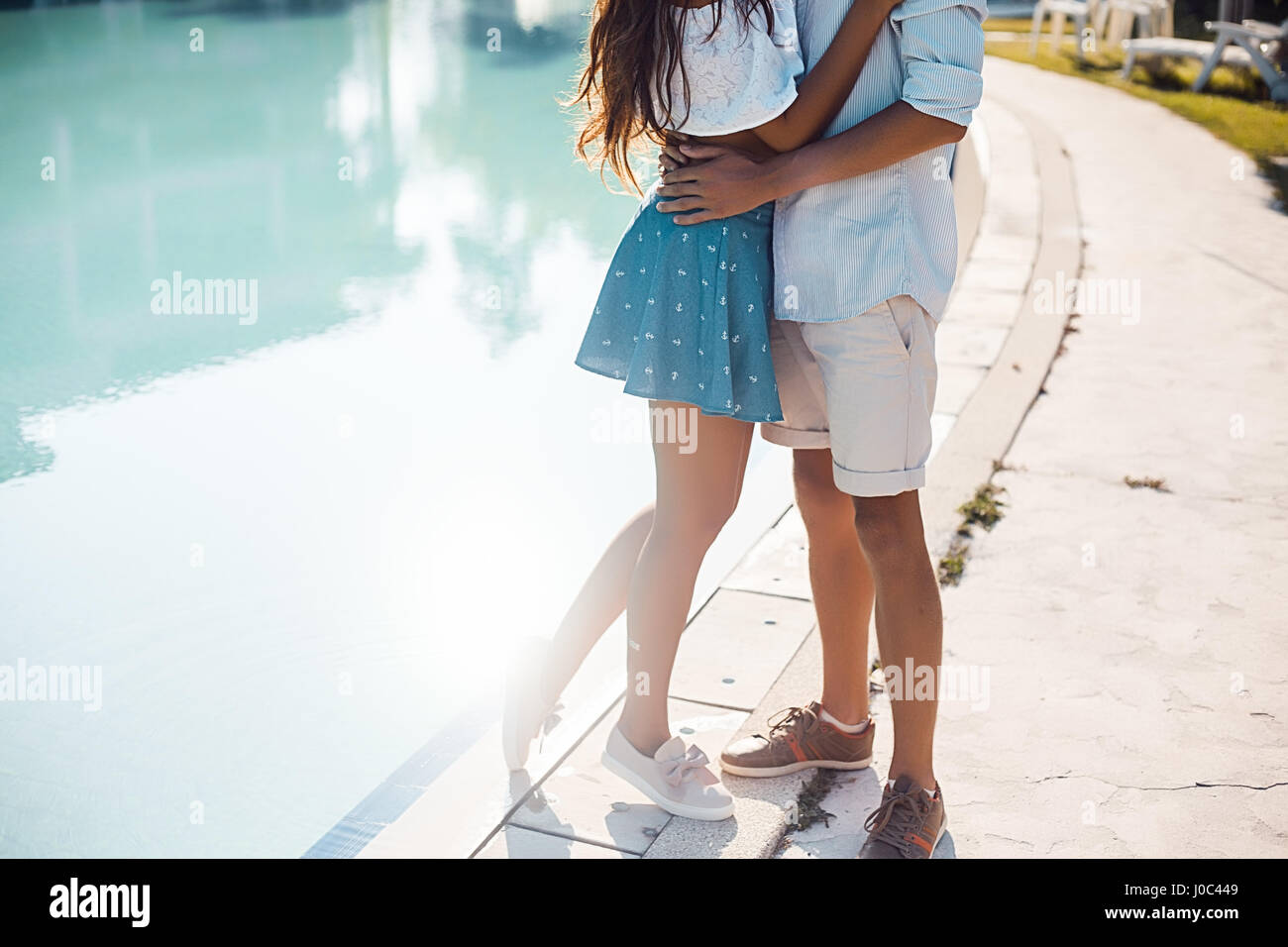 Neck hugging hi-res stock photography and images - Alamy