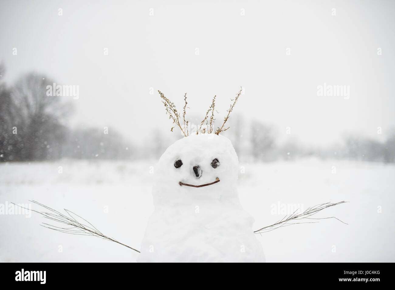 Snowman covered in hi-res stock photography and images - Alamy