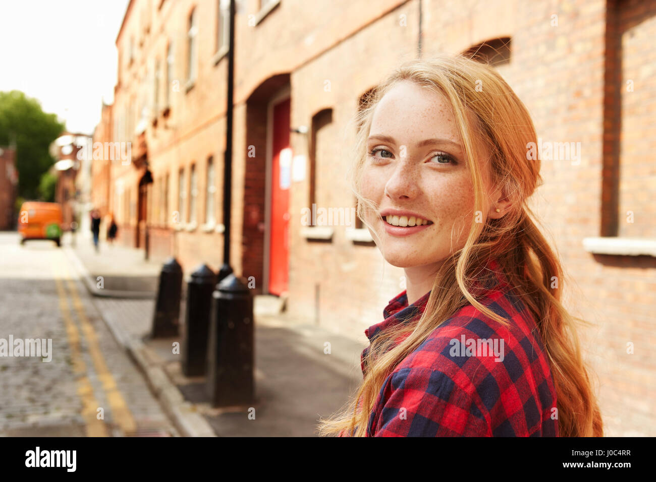 Woman uk close up to camera hi-res stock photography and images - Alamy