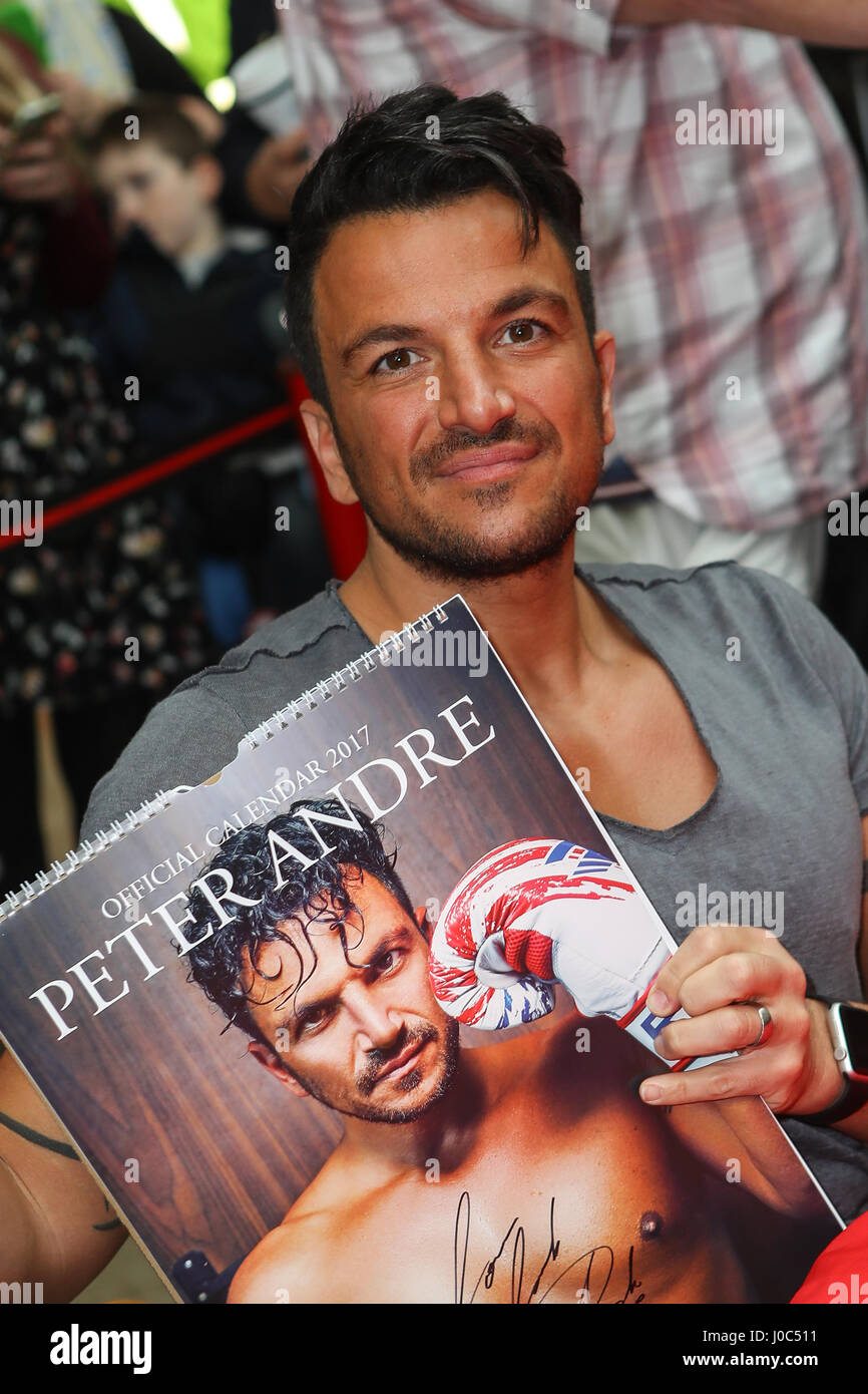 Peter Andre launches his new fragrance 'Forever Young' and signs copies ...