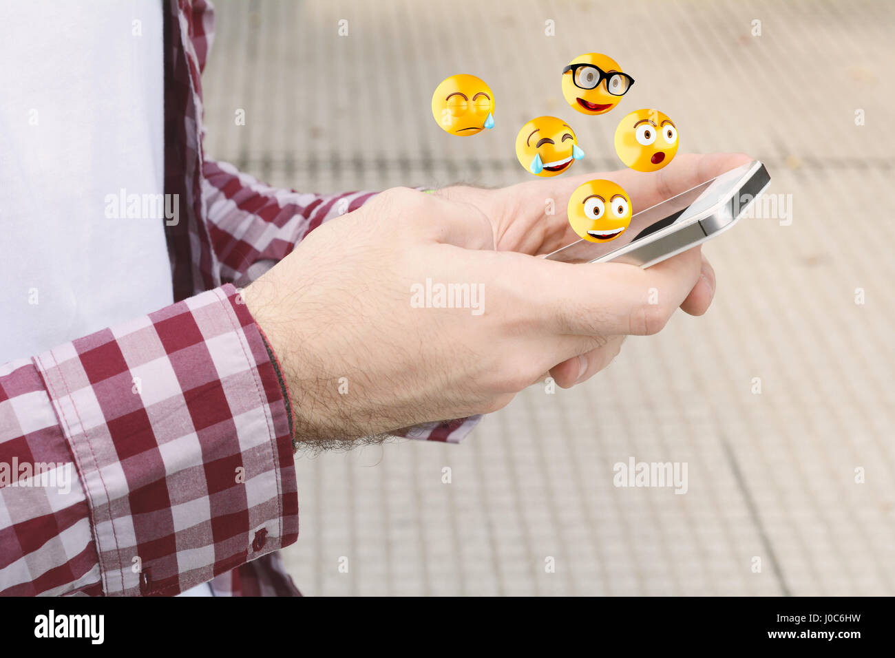 Emoji text hi-res stock photography and images - Alamy