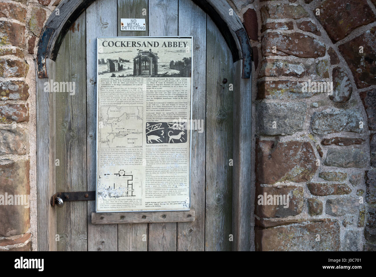 Cockersands Abbey on the Lancashire Coast Stock Photo - Alamy