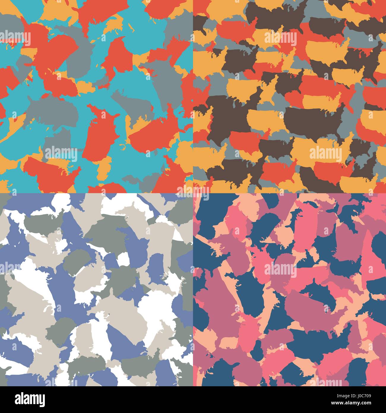 Seamless brown woodland camo texture hi-res stock photography and ...