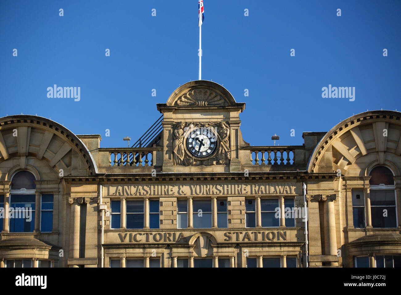 Manchester Victoria Station, Manchester, Greater Manchester, UK Stock ...