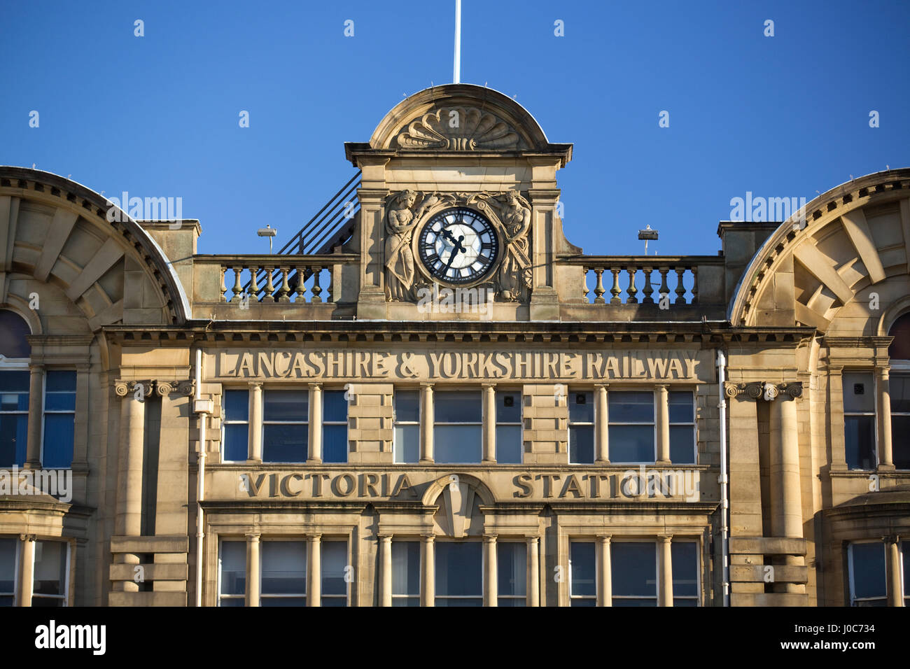 Manchester Victoria Station, Manchester, Greater Manchester, UK Stock ...