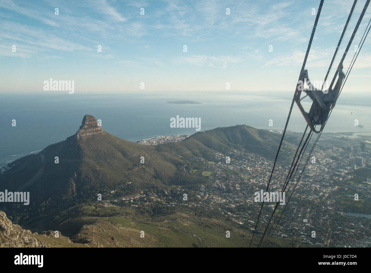 Cape town view from the table mountain Stock Photo - Alamy