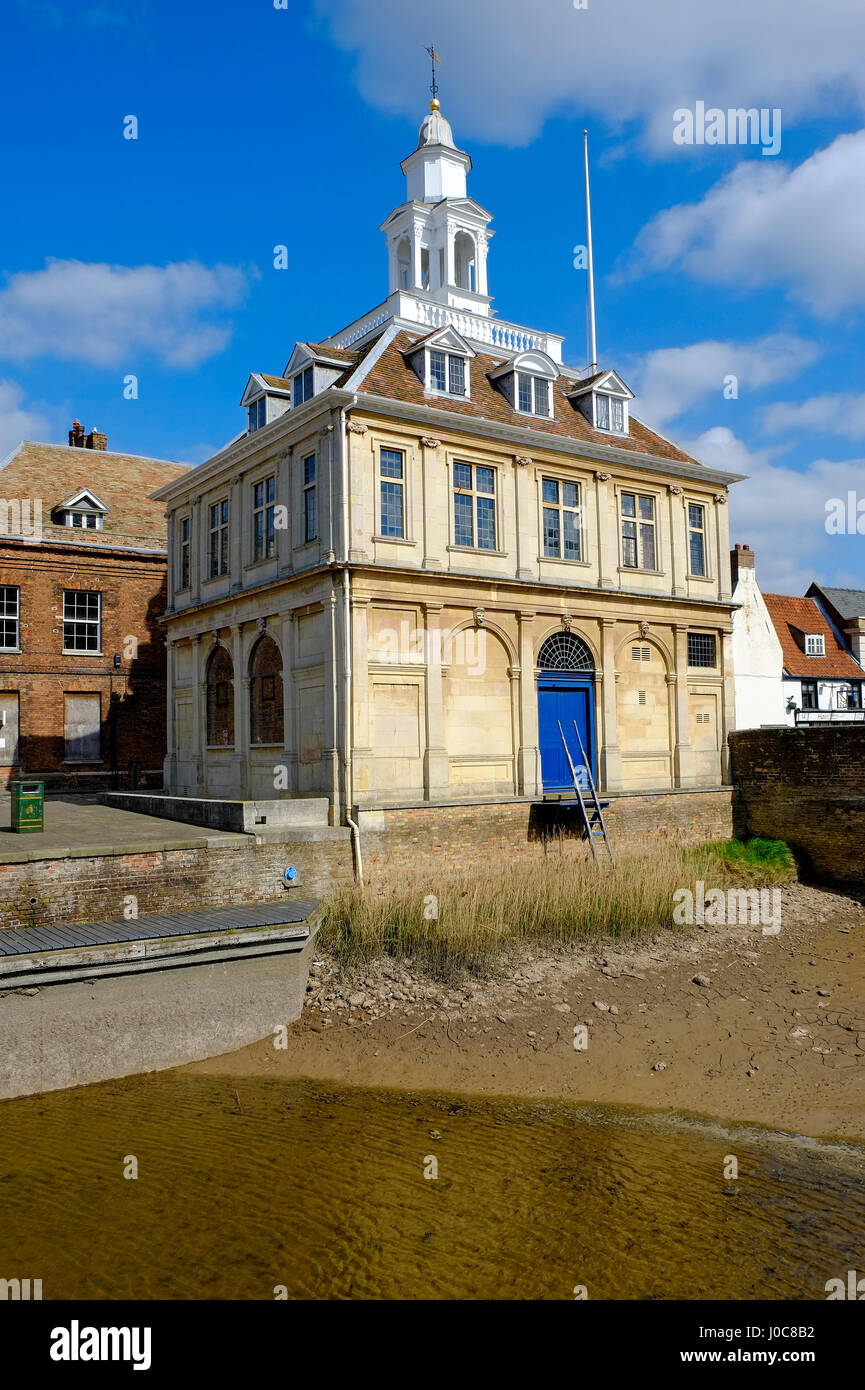 the custom house, purfleet quay, king's lynn, west norfolk, england ...