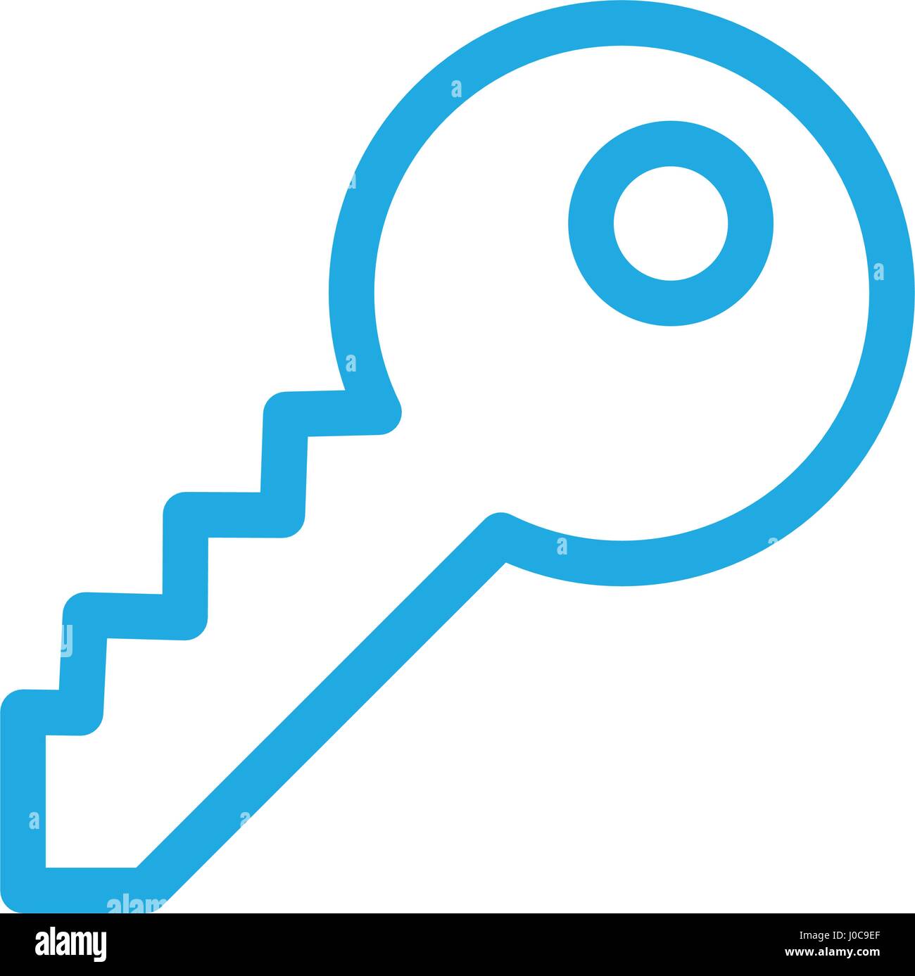 Security Key Icon Adjustable Stroke Stock Vector Image & Art - Alamy