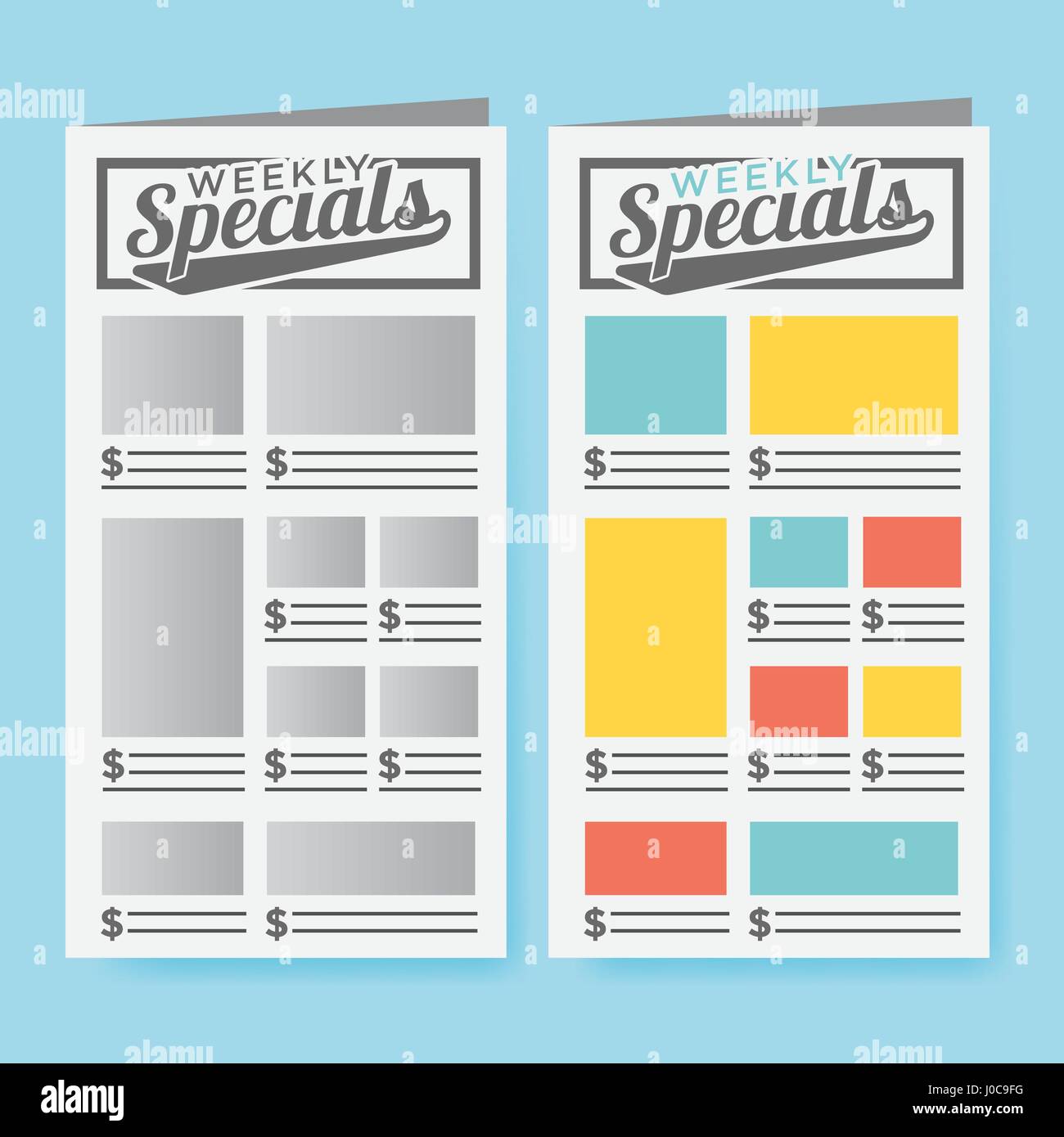 Weekly ad Stock Vector Images - Alamy